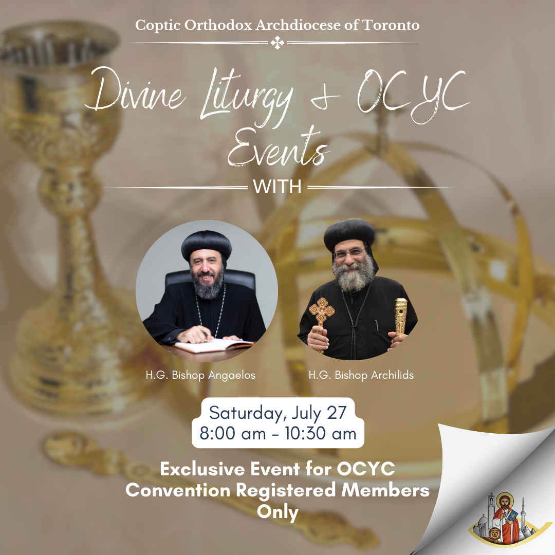 Liturgy: H.G. Bishop Angaelos and H.G. Bishop Archilids - Coptic ...